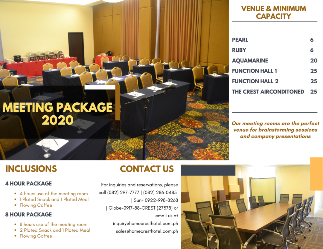 Promos | Home Crest Hotel