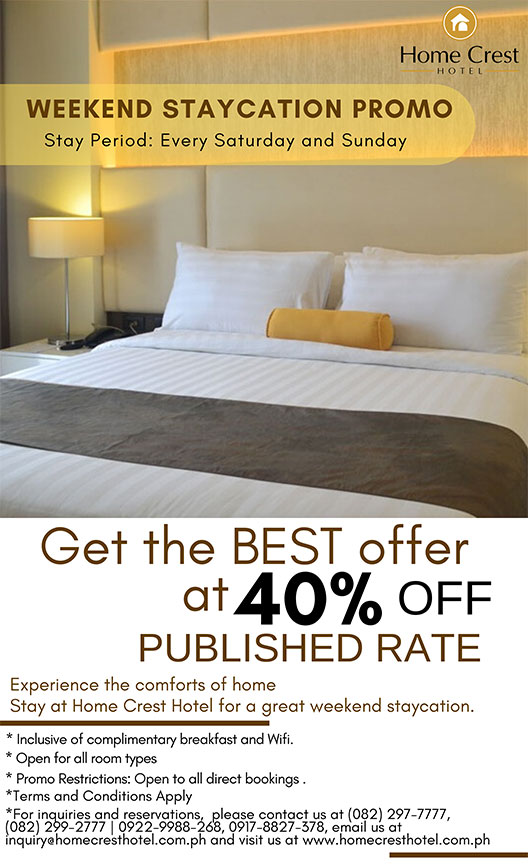Promos | Home Crest Hotel